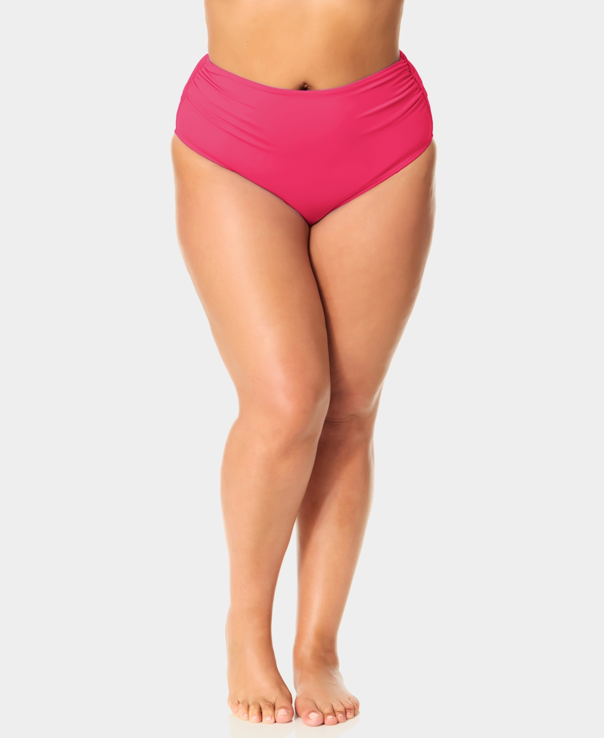 Click here for Anne Cole Plus Size High-Waist Bikini Bottoms - Or... prices