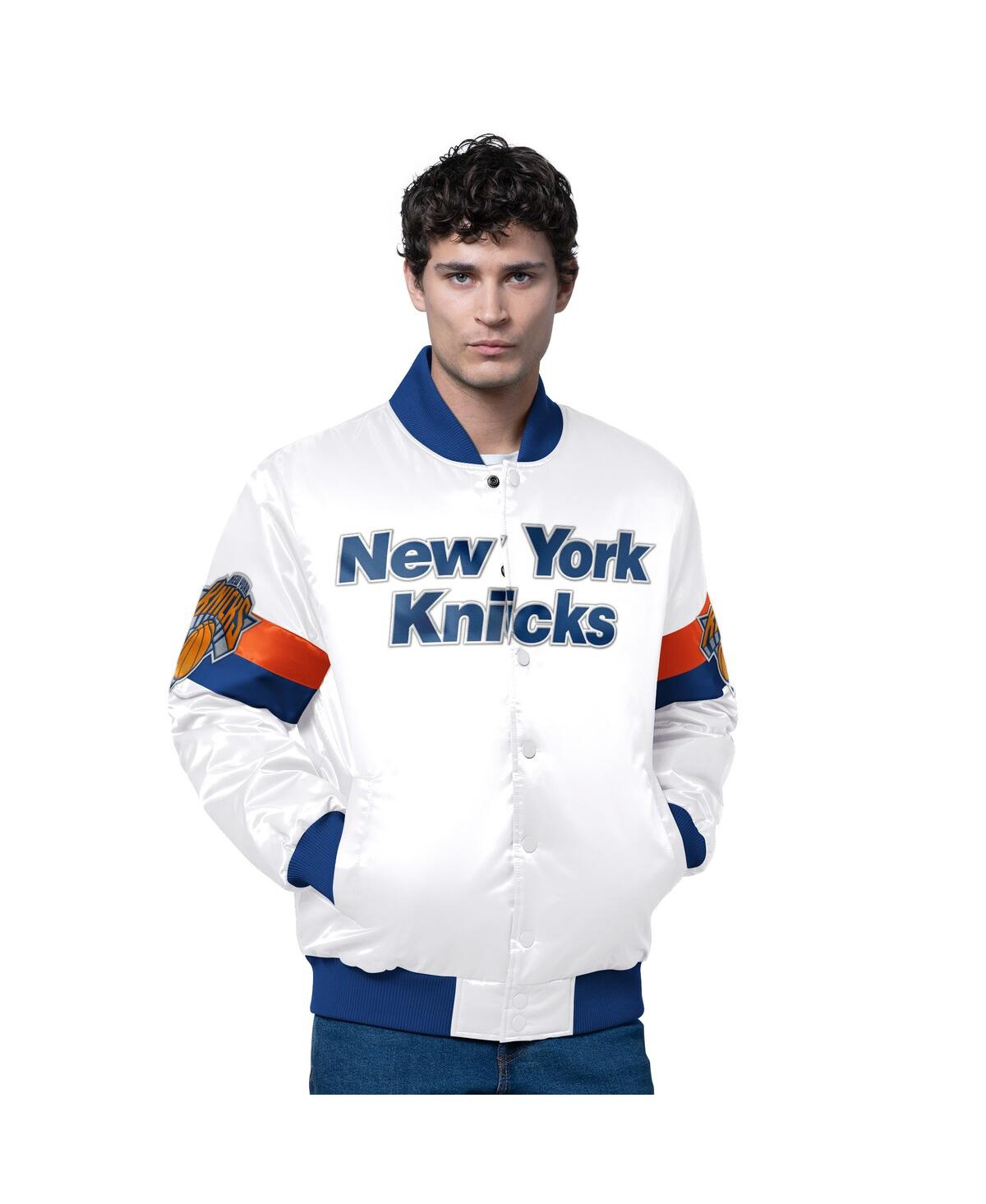 Click here for Starter Mens White New York Knicks Triple Option V... prices