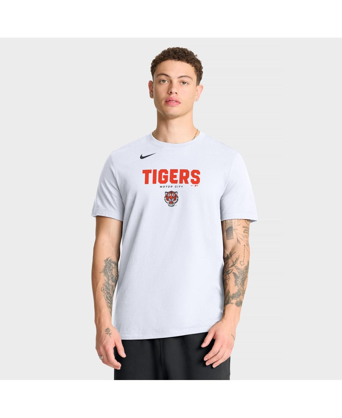 Click here for Nike Mens White Detroit Tigers Bold Team Name T-Sh... prices