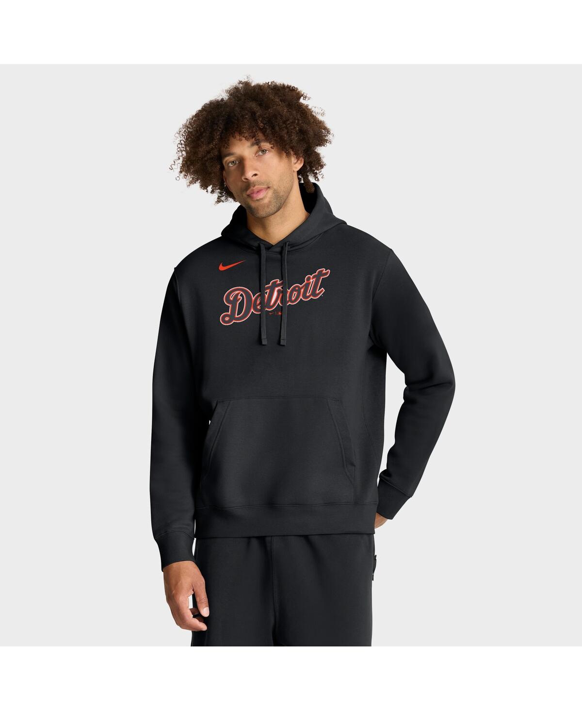 Click here for Nike Mens Black Detroit Tigers Club Hoodie - Black prices
