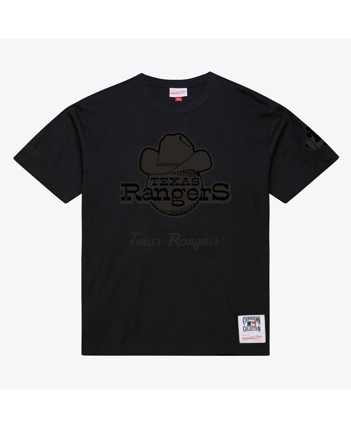 Click here for Mitchell & Ness Mens Black Texas Rangers Coopersto... prices