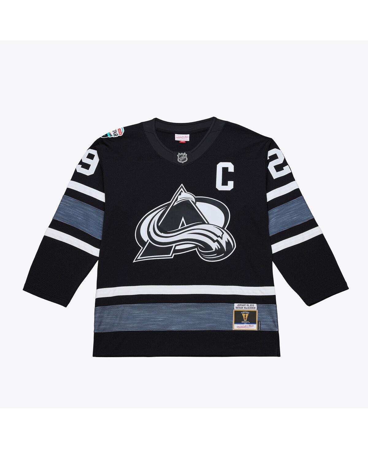 Click here for Mitchell & Ness Mens Nathan MacKinnon Black 2019 A... prices