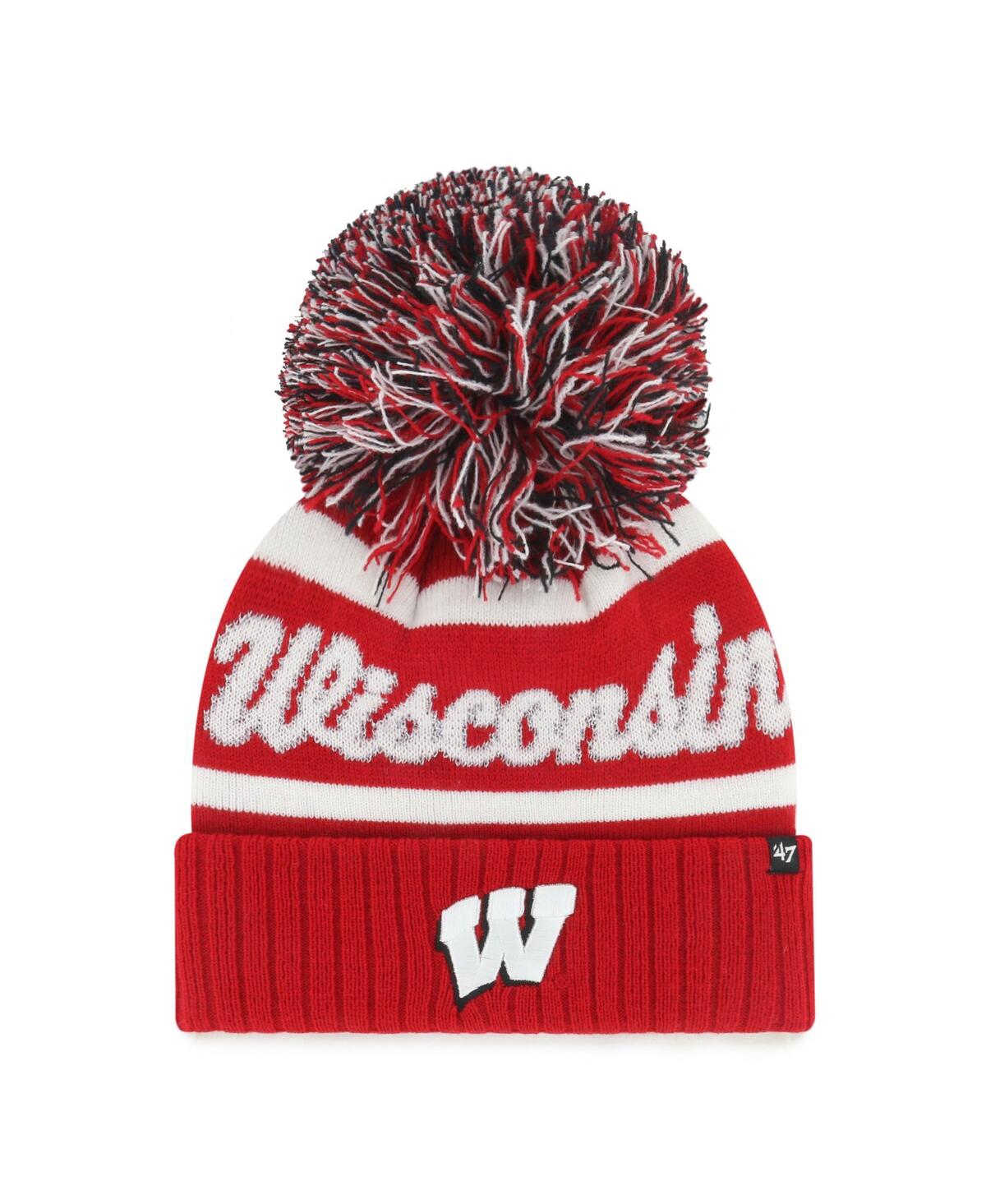 Click here for 47 Brand Womens Red Wisconsin Badgers Spirited Cuf... prices