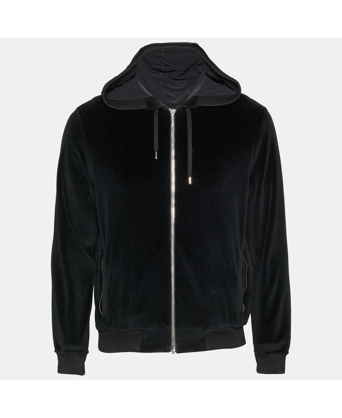 Click here for Pre-Owned Versace Mens Velvet Zip Up Medusa Hoodie... prices