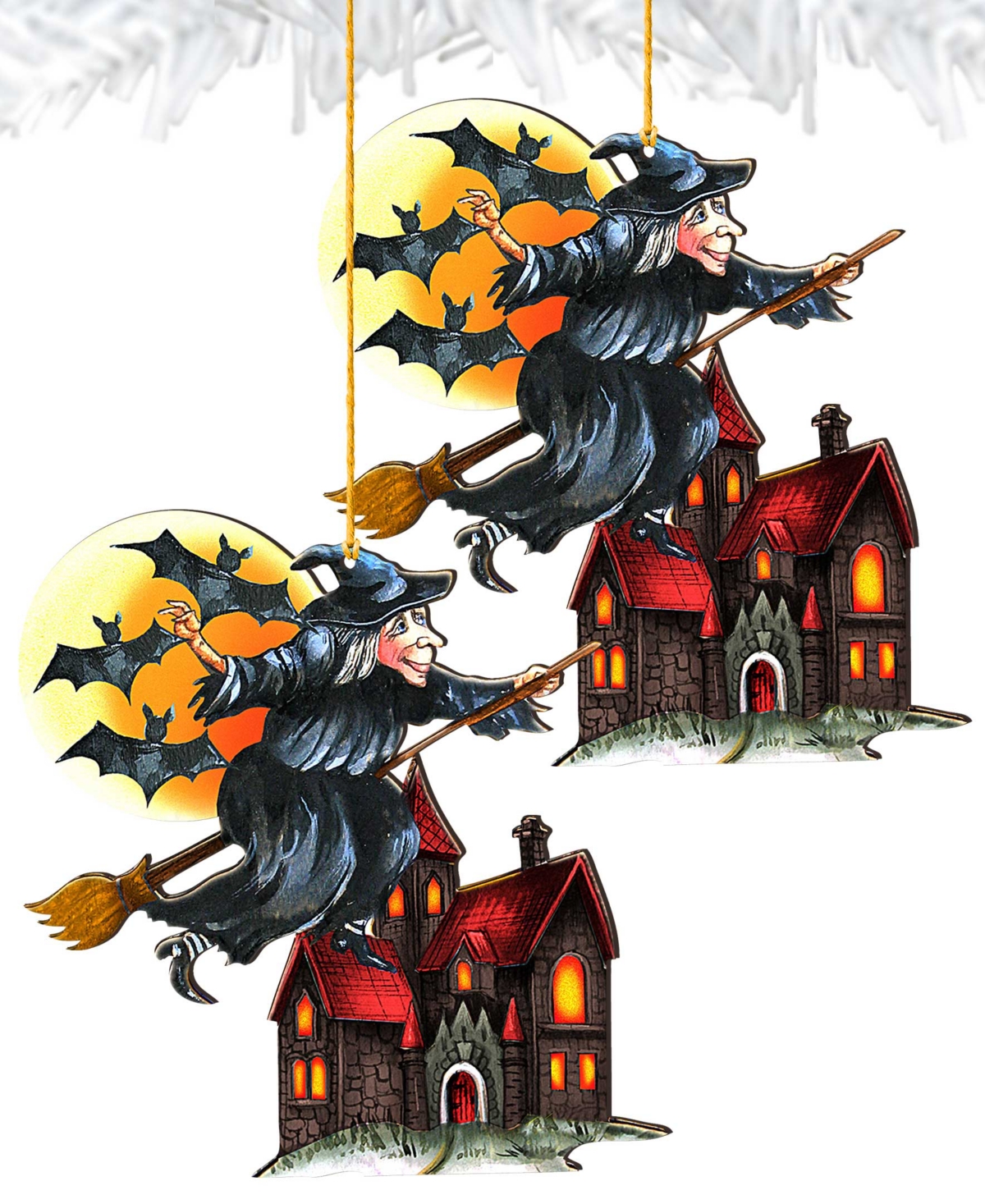 Click here for Designocracy Christmas Witch Holiday Ornaments  Se... prices