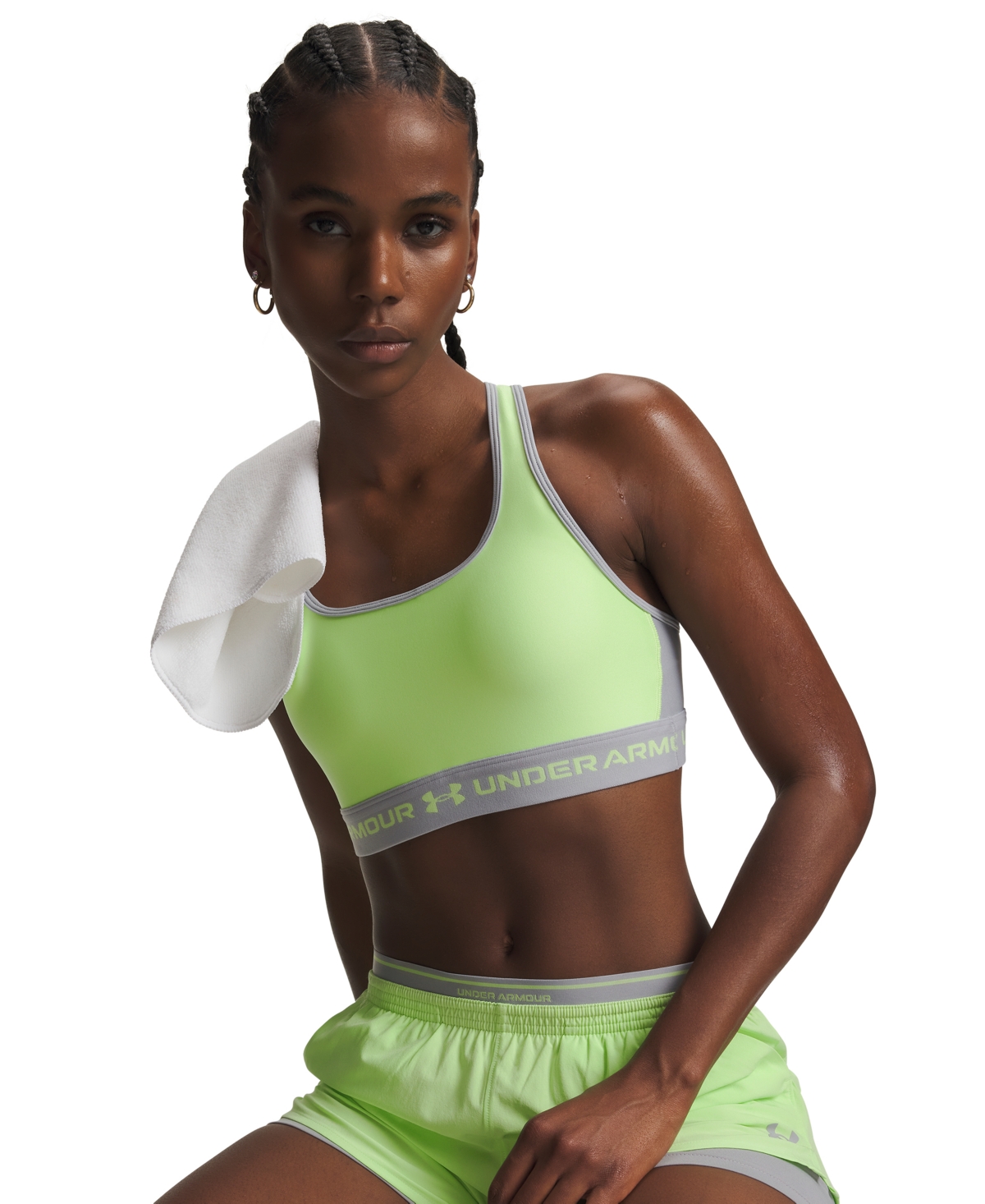 Click here for Under Armour Womens Medium Impact Sports Bra - Lum... prices