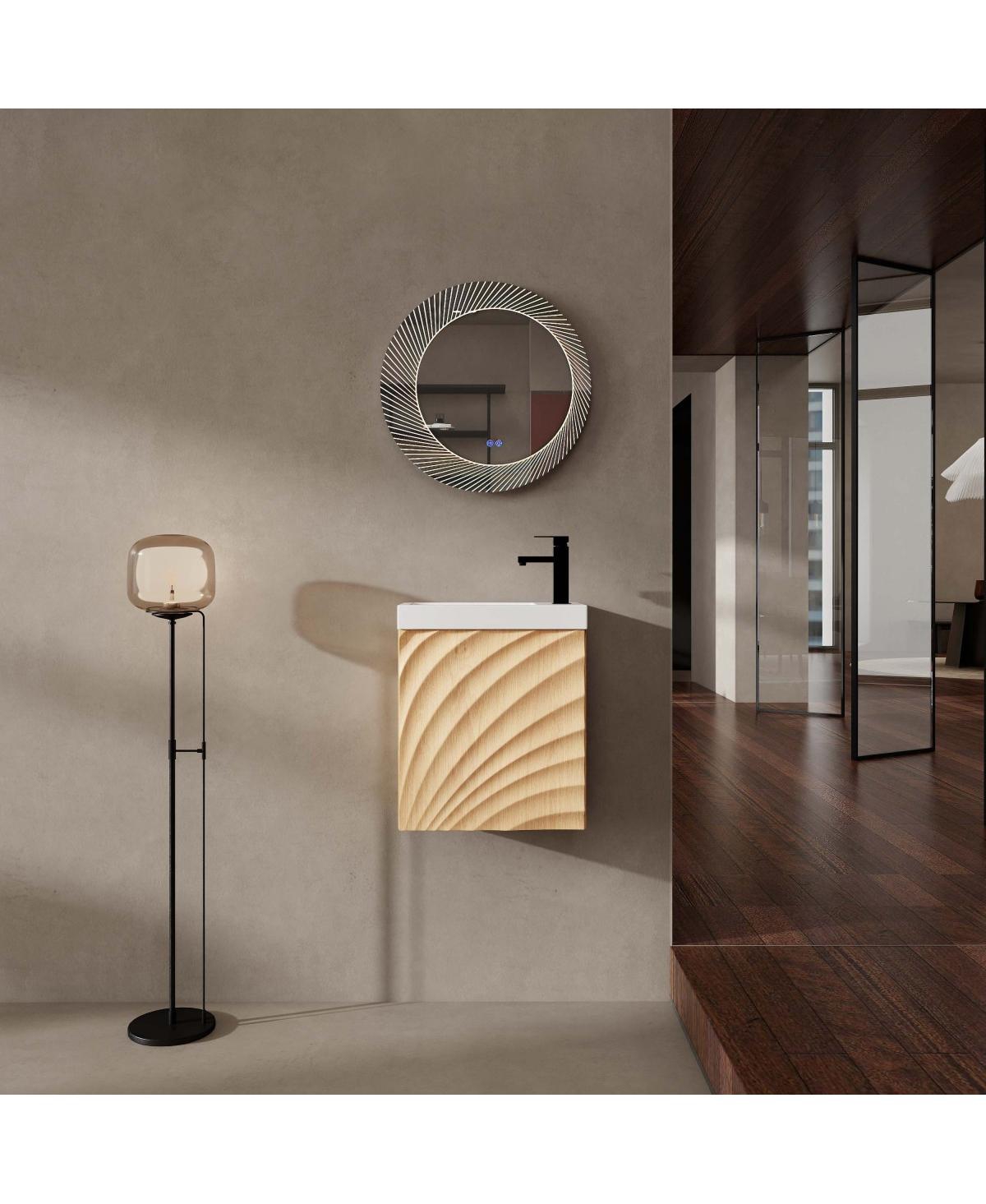 Click here for Sillysis Wall Mounted Bathroom Vanity with Resin S... prices