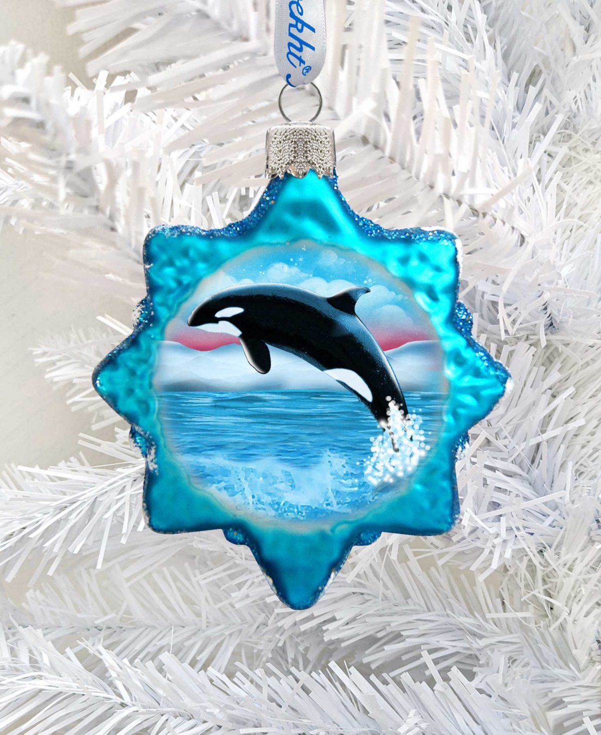 Click here for Designocracy Orca Mercury Holiday Ornament - Multi... prices
