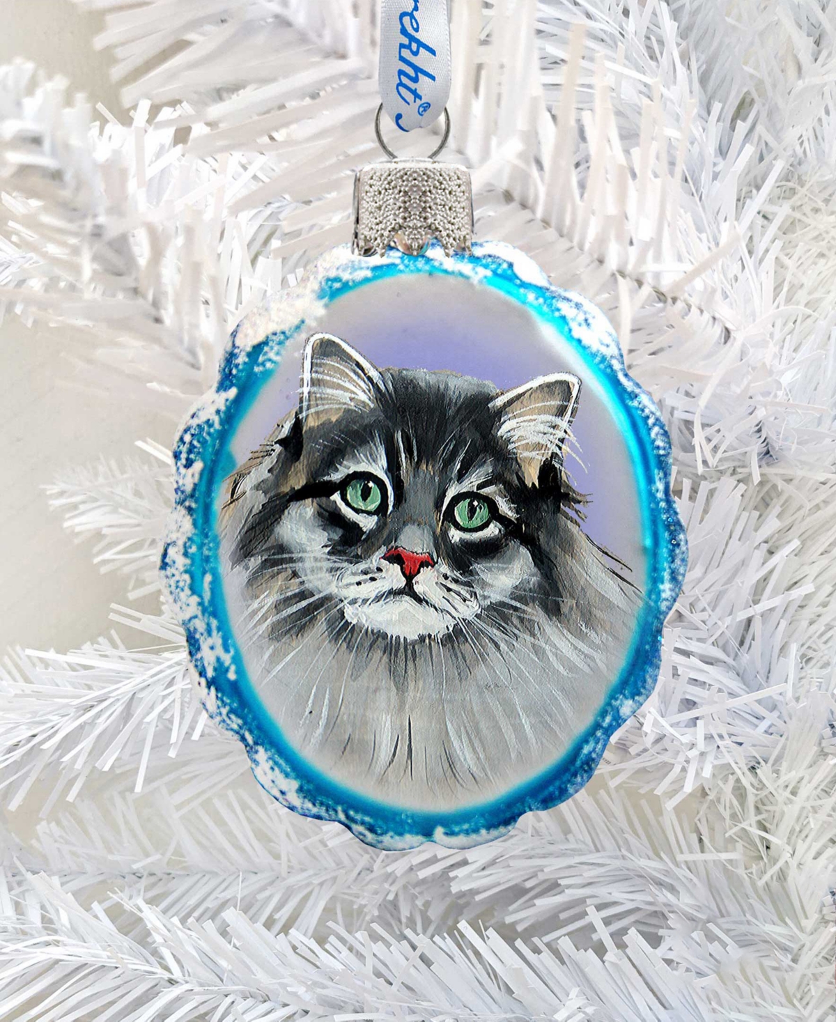 Click here for Designocracy Siberian Forest Cat Mercury Holiday O... prices