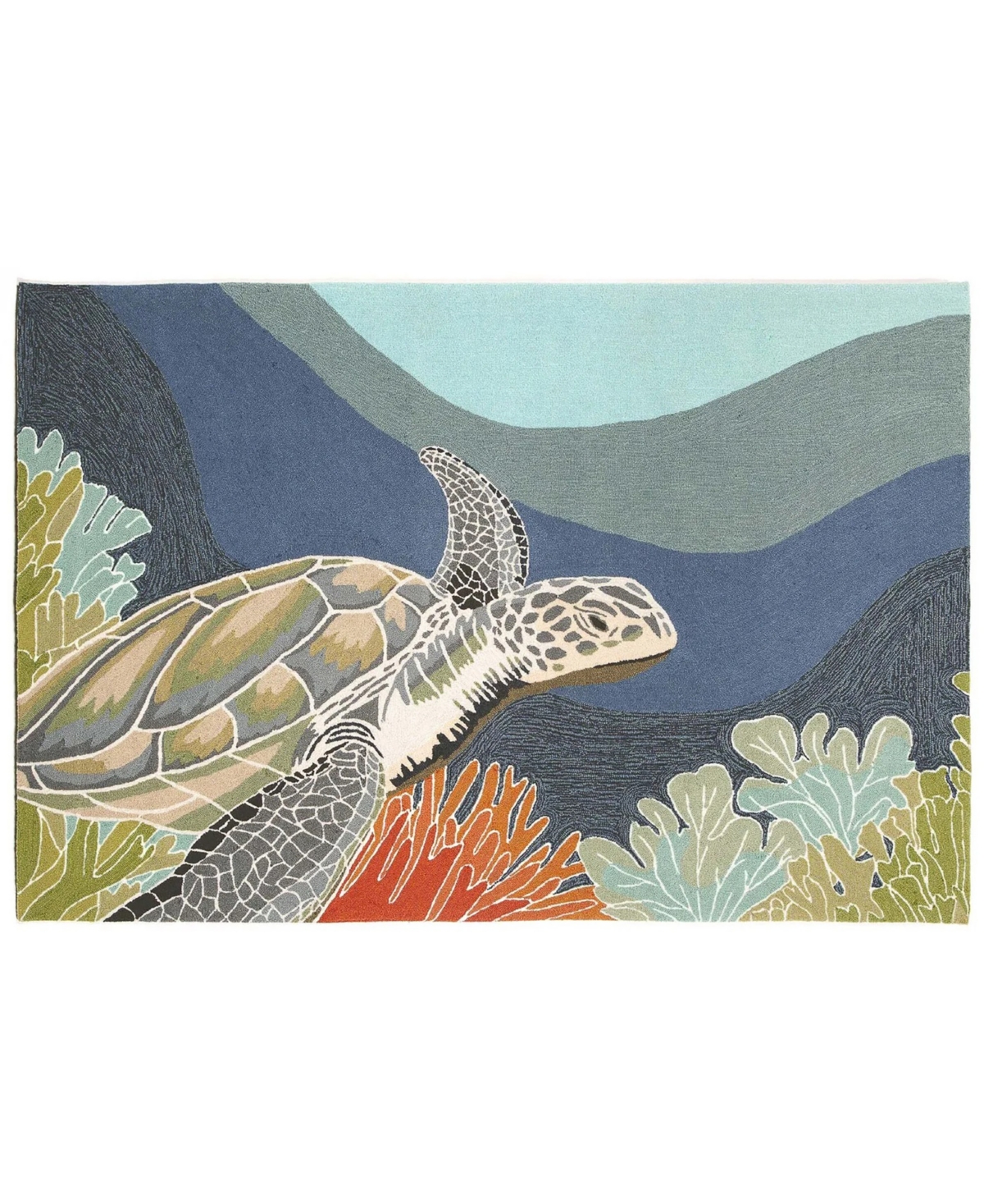 Click here for Liora Manne Ravella 2257 Akumal Blue 26 x 4 Indoor... prices
