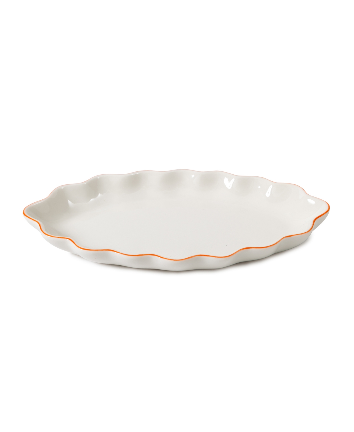 Click here for Cassadecor Mare Tray - White  Orange prices
