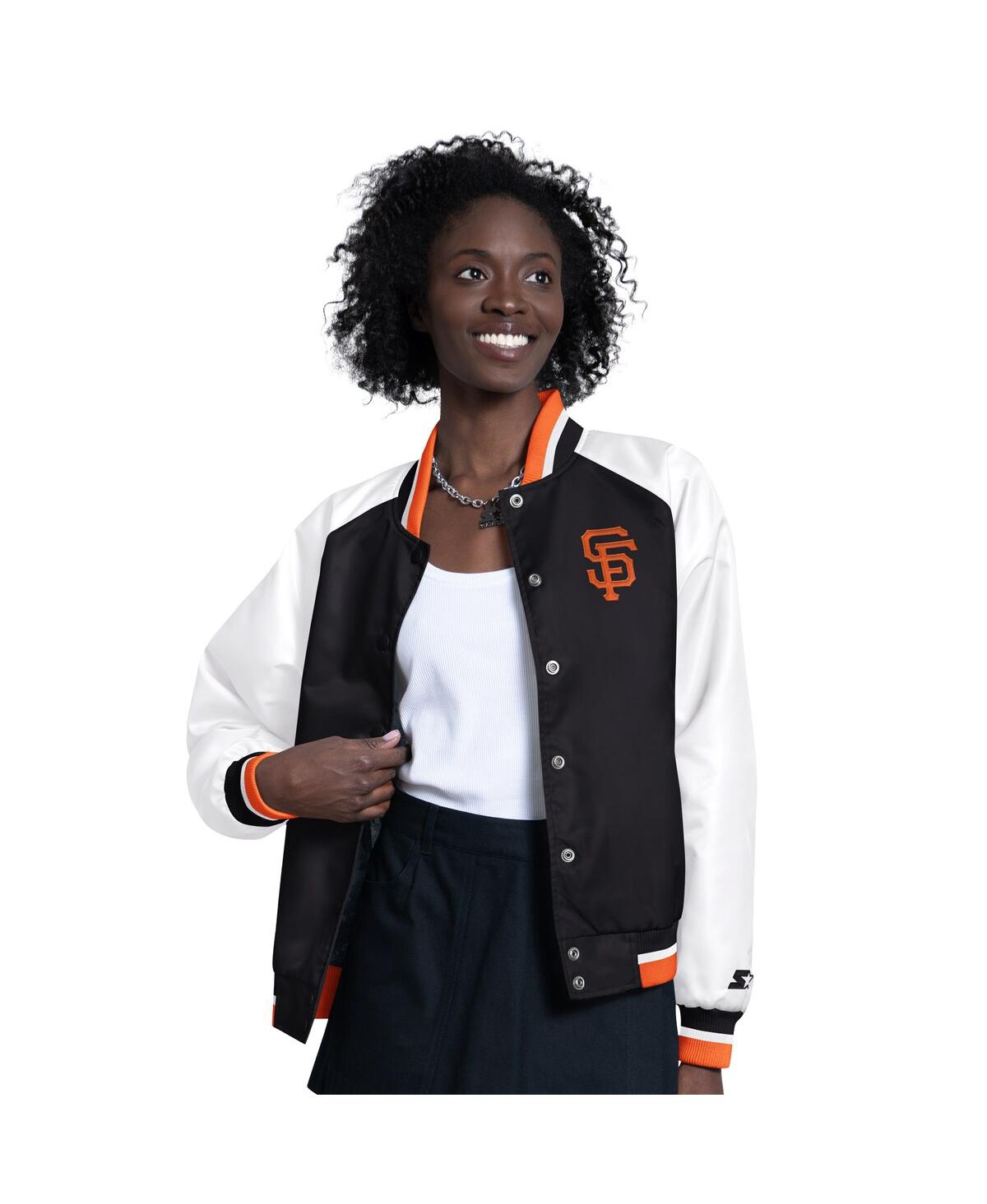 Click here for Starter Womens White/Black San Francisco Giants Bl... prices