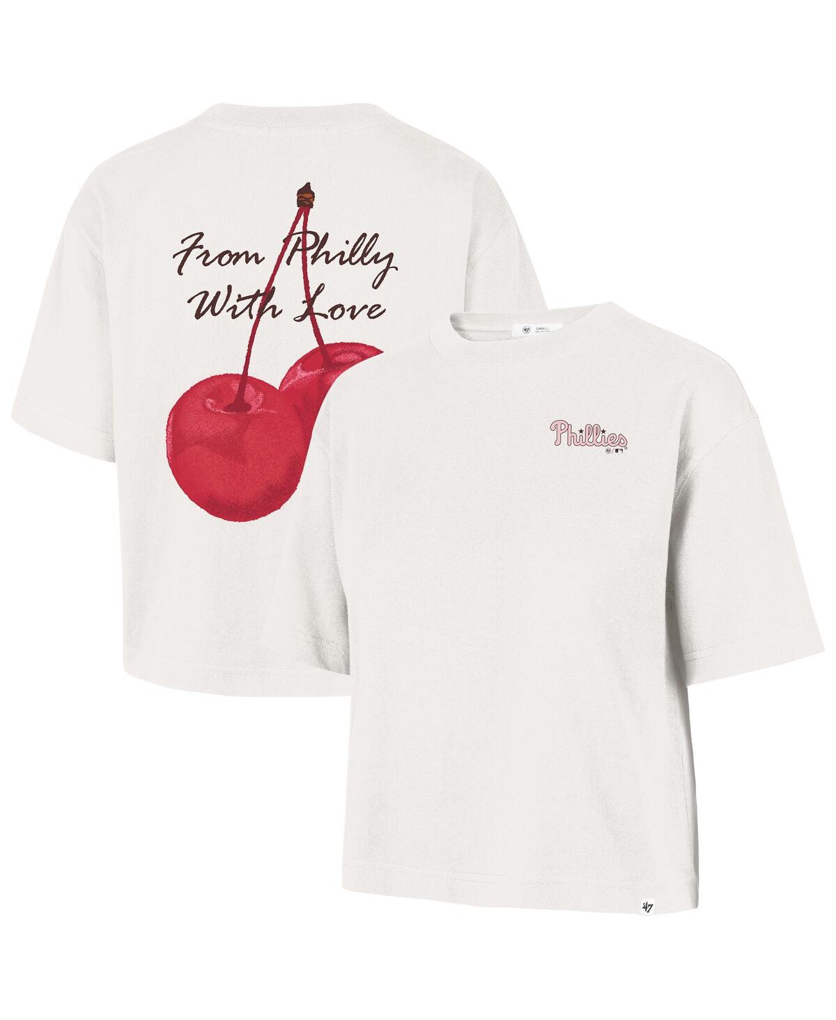Click here for 47 Brand Womens Cream Philadelphia Phillies Love L... prices