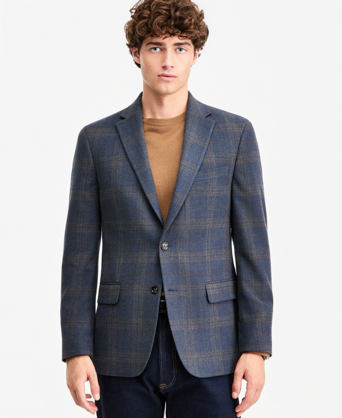 Click here for Tommy Hilfiger Mens Modern-Fit Pattern Sport Coat... prices
