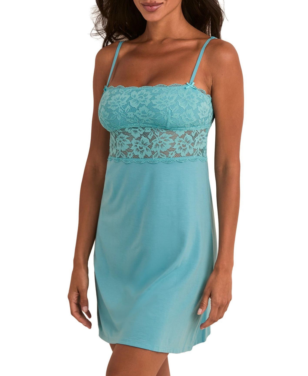 Click here for Adore Me Womens Samantha Slip - Medium blue prices