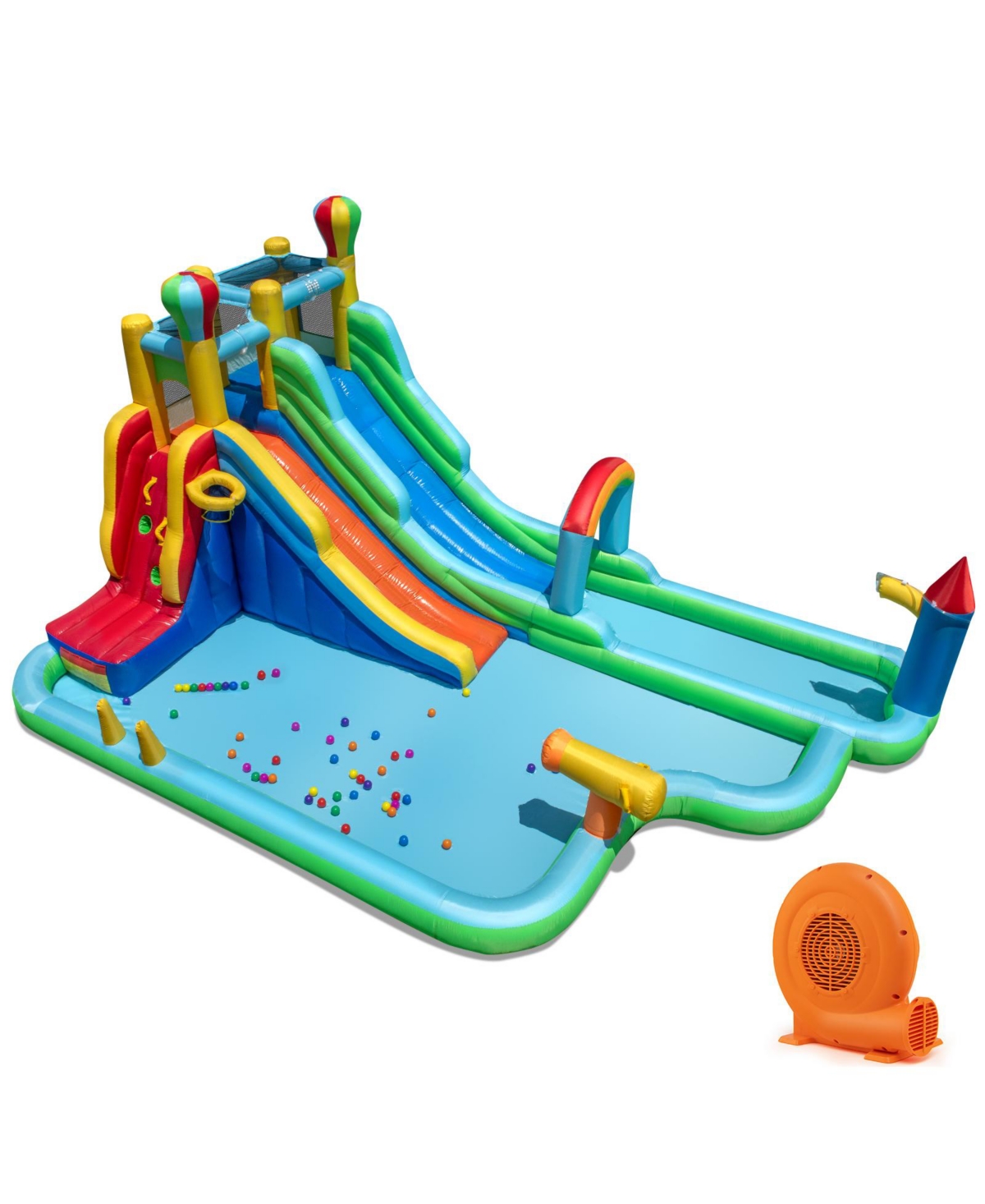 Click here for Mecale Giant Inflatable Water Slide Park Bounce Ho... prices