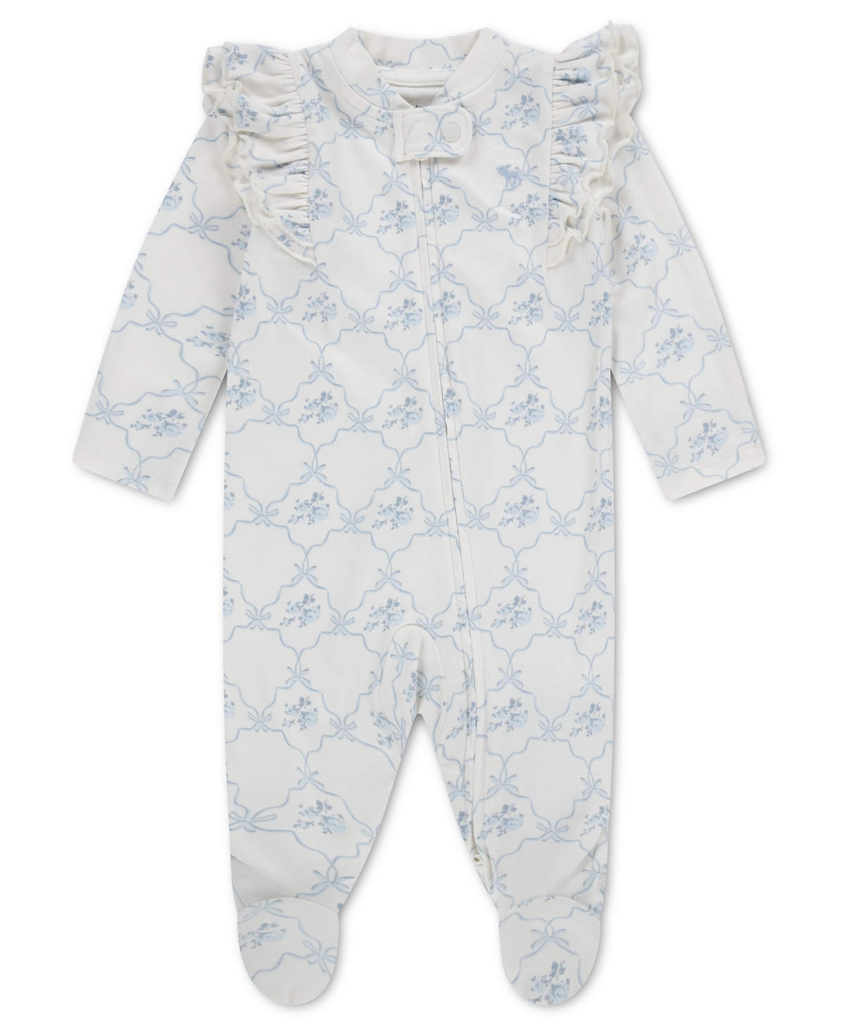 Click here for abercrombie kids Baby Girls Ruffle Footed Coverall... prices