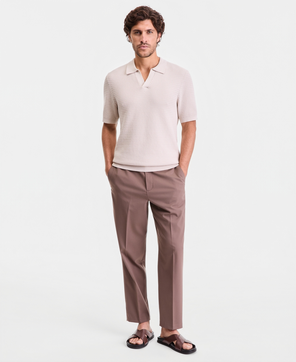 Click here for Alfani Mens Shortened Athlux Pants  Macys Exclusiv... prices