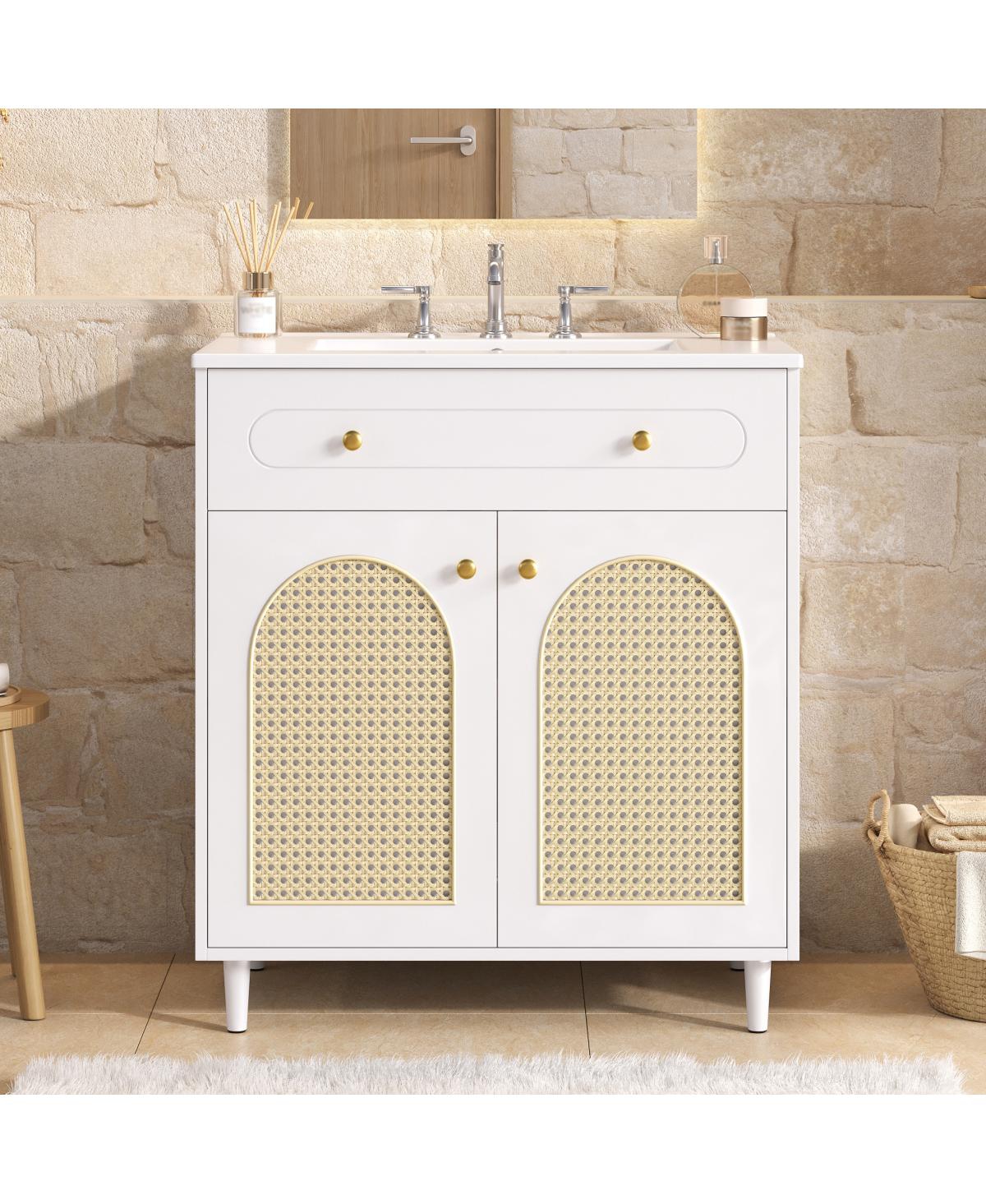 Click here for Sillysis 30 Inch Freestanding Bathroom Vanity with... prices