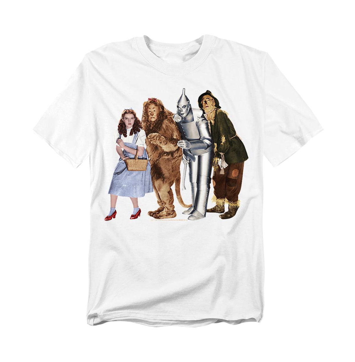 Click here for Wizard Of Oz Mens Frightened Foursome T-Shirt - Wh... prices