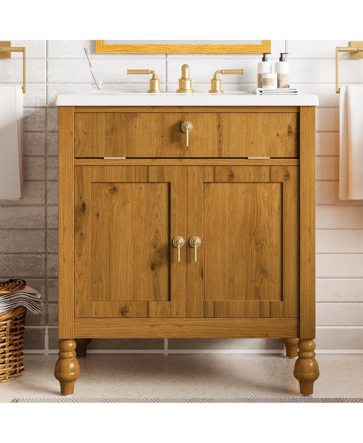 Click here for Sillysis 30 Inch Freestanding Bathroom Vanity with... prices