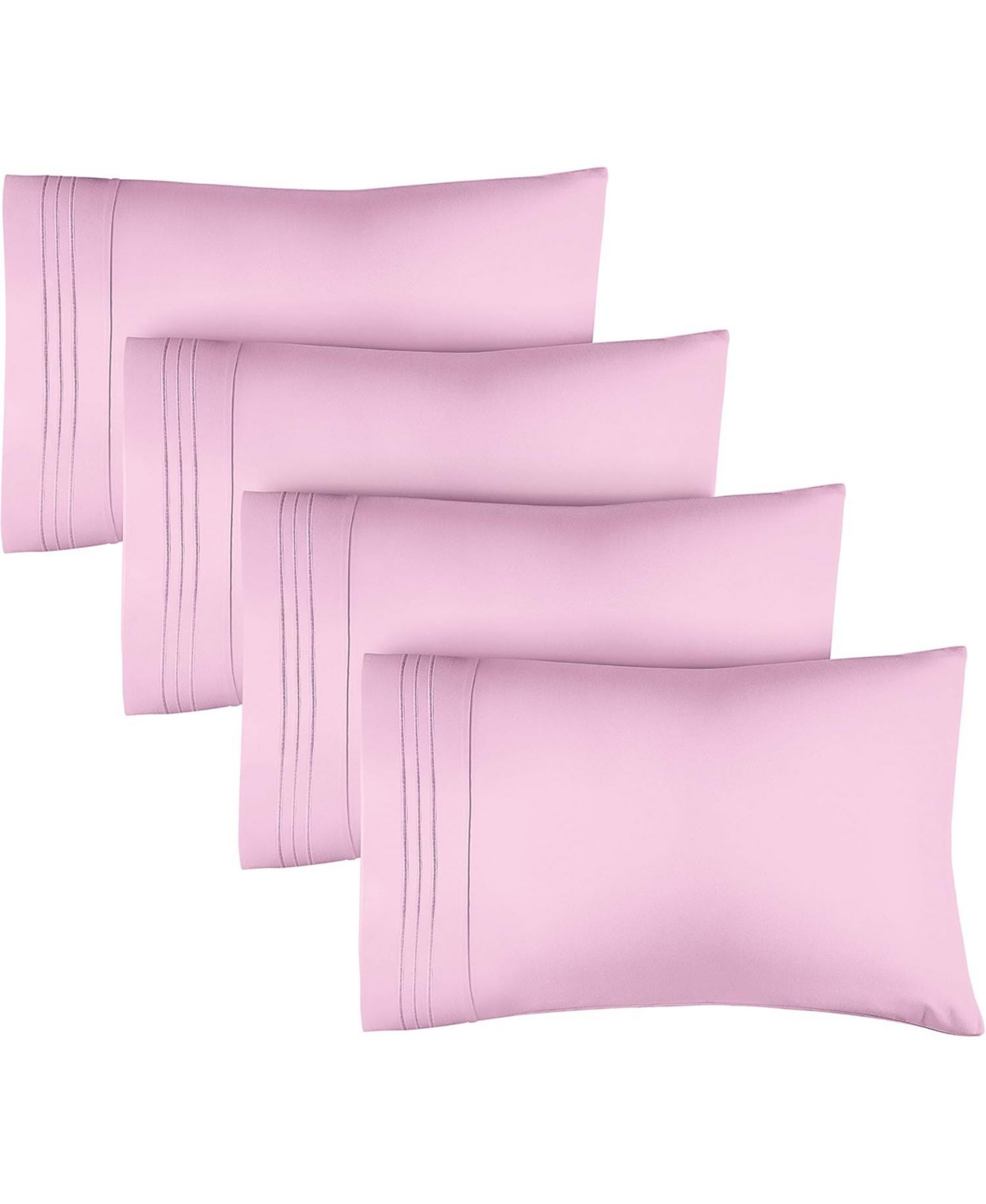 Click here for Pillowcase Set of 4 Soft Double Brushed Microfiber... prices
