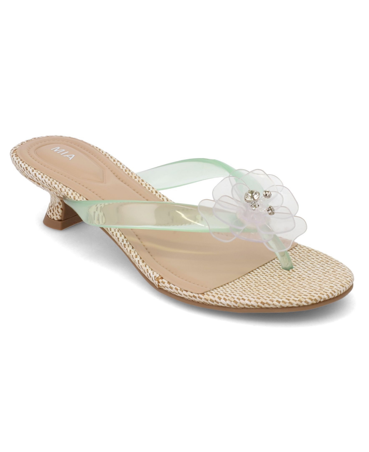 Click here for Mia Womens Magnoleia Flower Slip-On Dress Sandals... prices