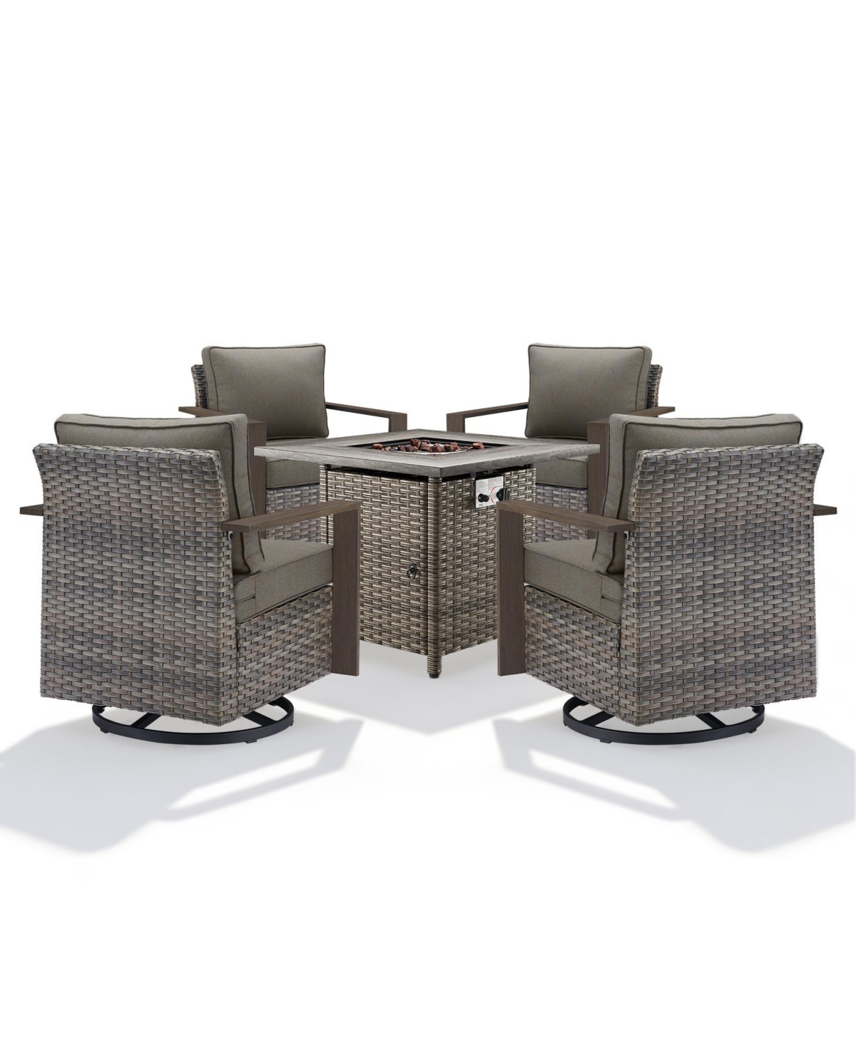 Click here for Gymojoy 5 Pieces Patio Furniture Set  Rattan Wicke... prices