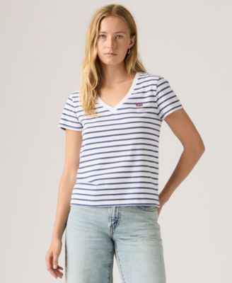 Click here for Levis Womens Perfect Cotton V Neck Short Sleeve T... prices