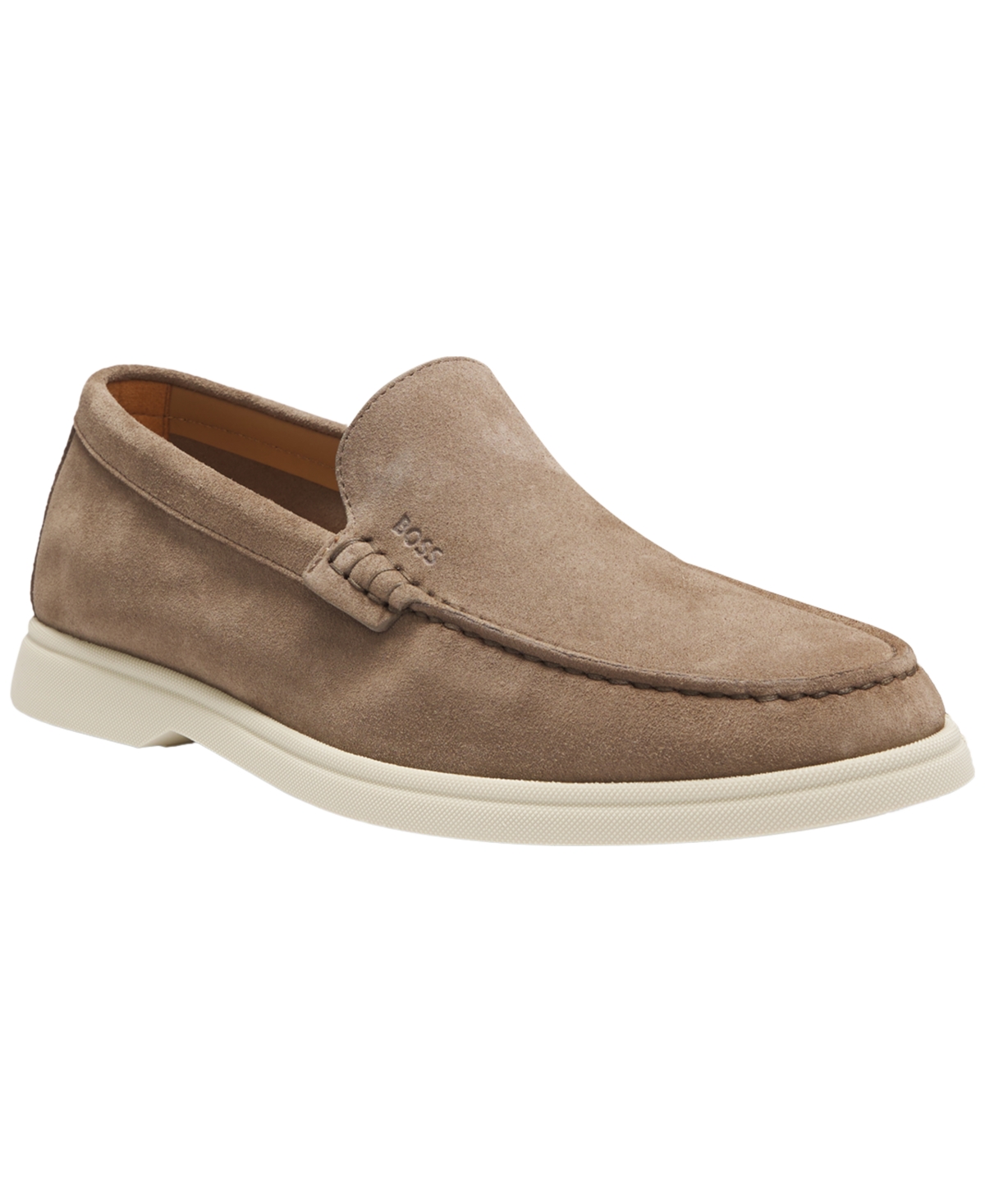 Click here for Hugo Boss Mens Slip-on Loafers - Medium Beige prices