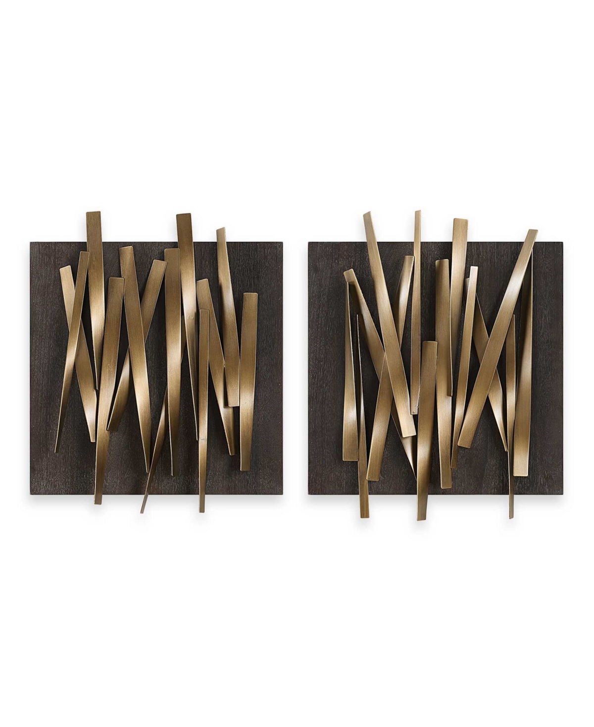 Click here for Uttermost Crosshatch Metal Wall Decor  Set of 2 -... prices