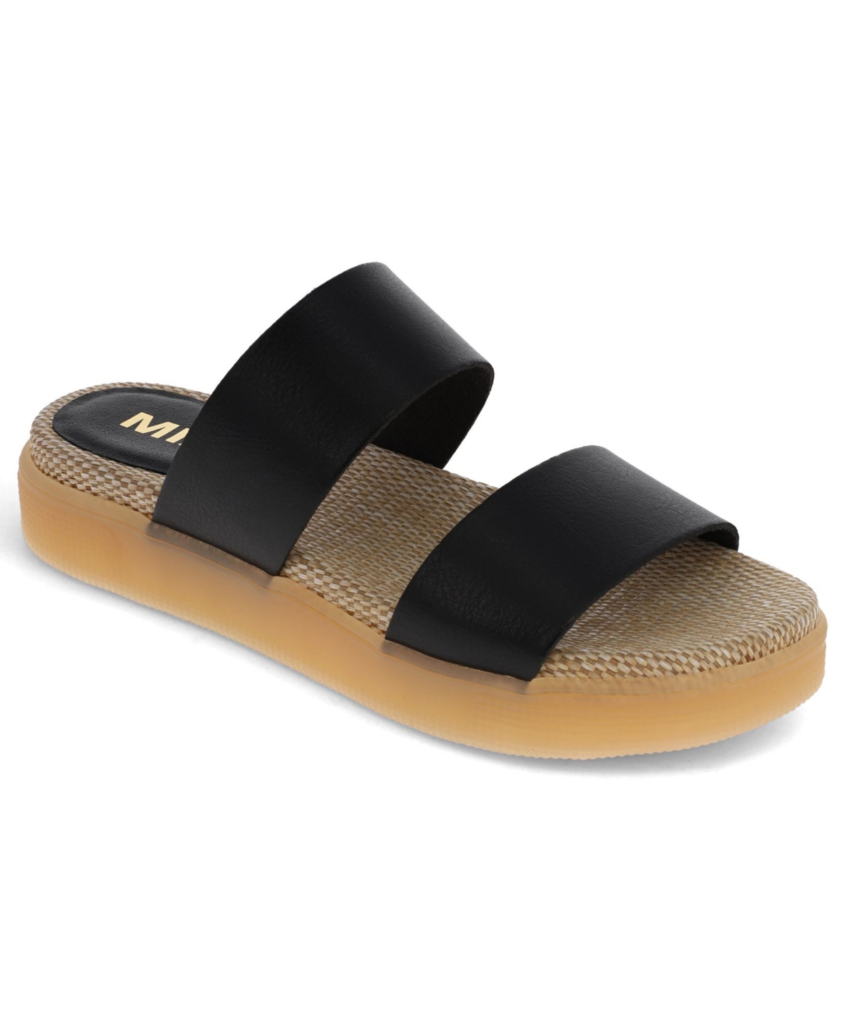Click here for Mia Womens Saige Slip-On Sandals - Black prices