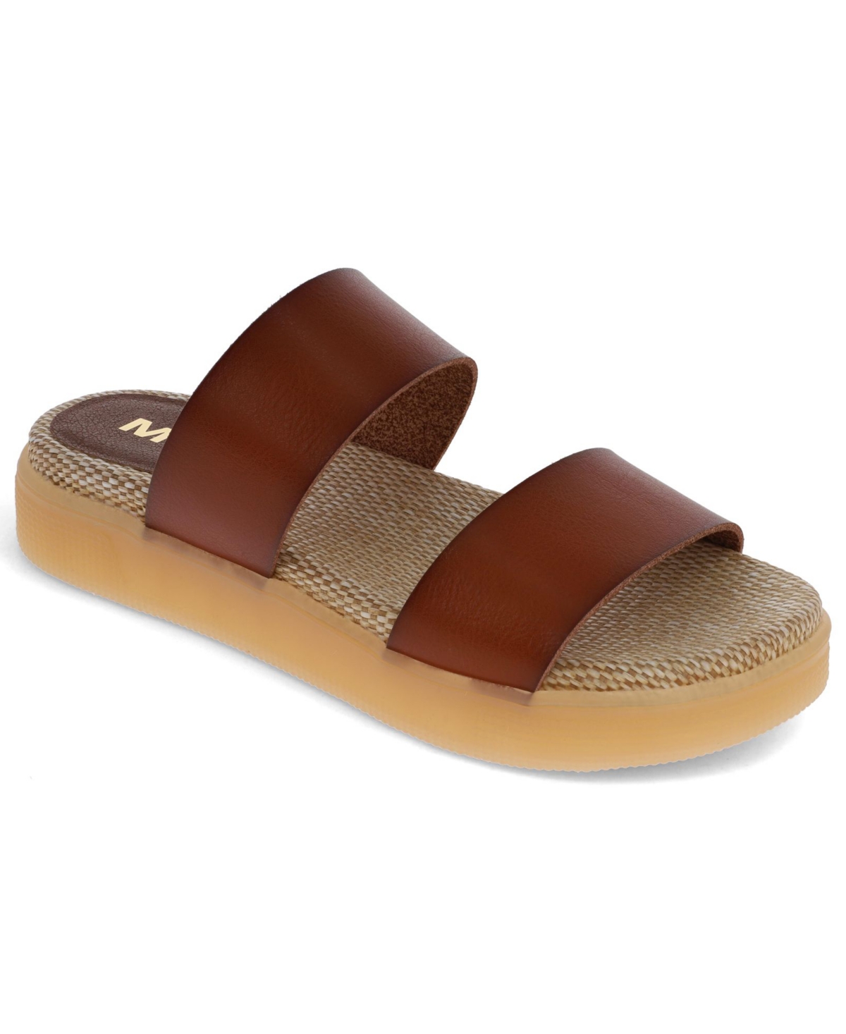 Click here for Mia Womens Saige Slip-On Sandals - Cognac prices