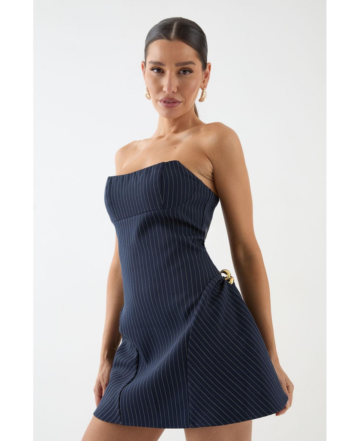 Click here for MissPap Womens Premium Pinstripe Tailored Bustier... prices