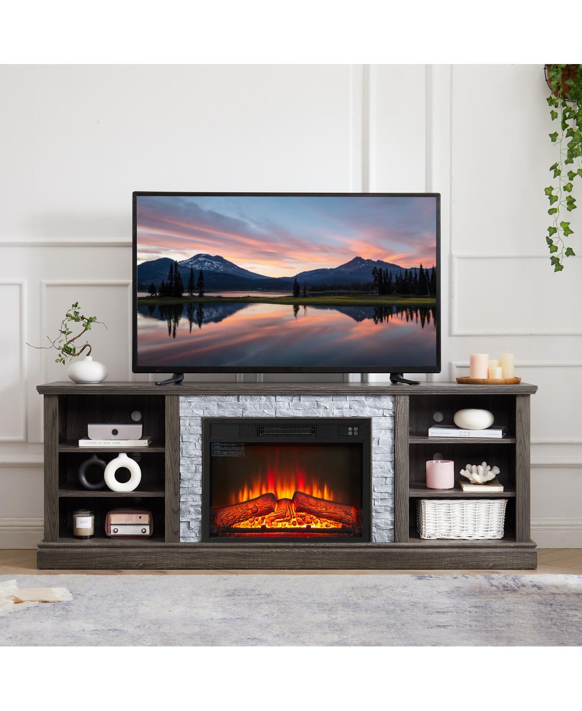 Click here for Streamdale Furniture 70" Tv Stand with Faux S... prices