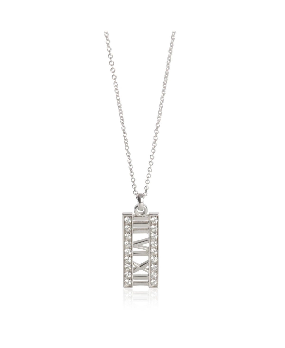 Click here for Pre-Owned Tiffany & Co White Gold Diamond Atlas Ba... prices