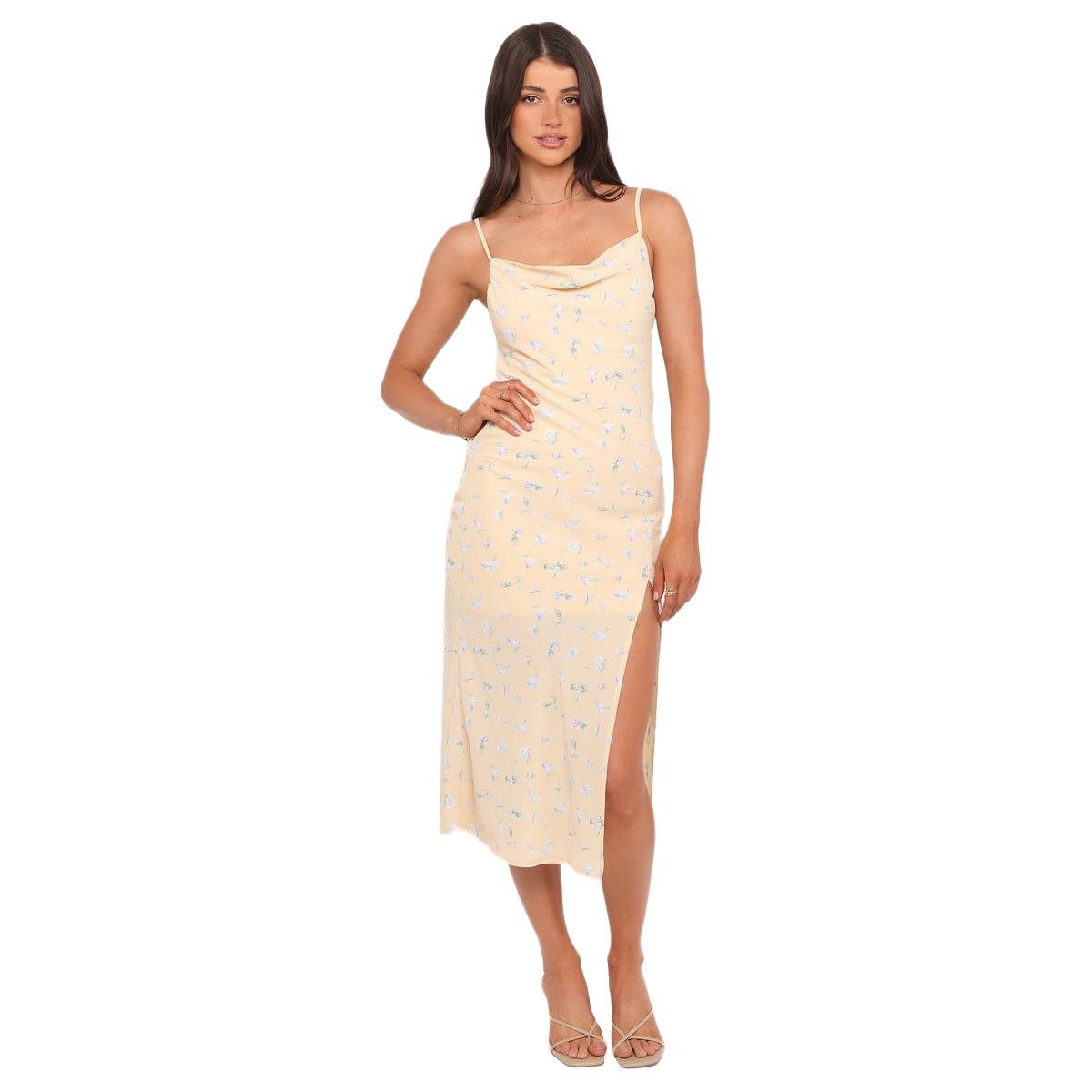 Click here for Petal and Pup Womens Yelena Dress - Yellow floral prices