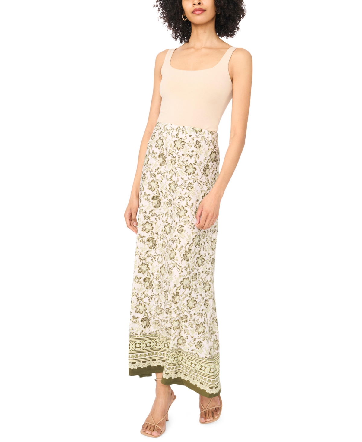 Click here for Vince Camuto Womens Pull-On Maxi Skirt - Lily Gree... prices