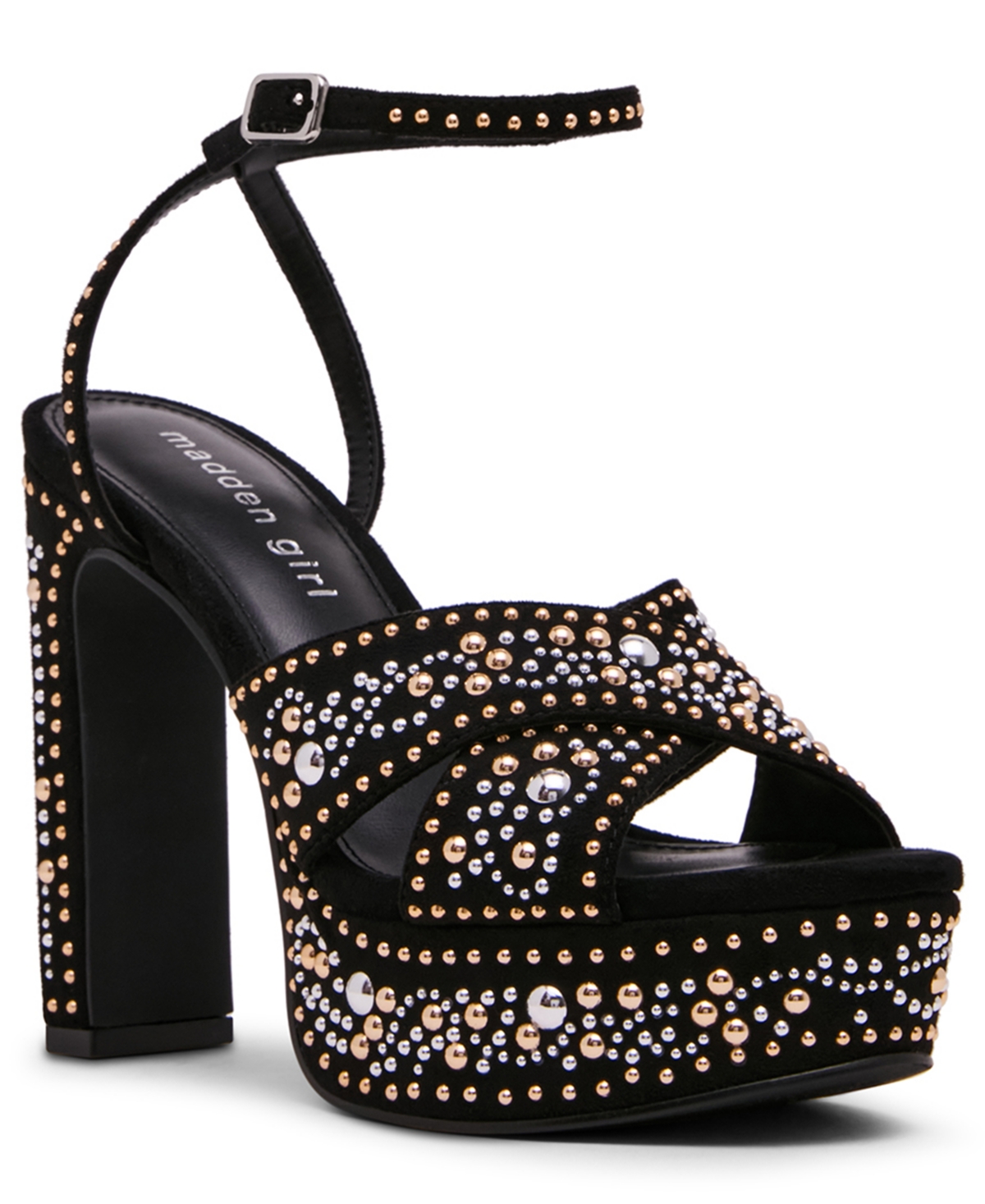 Click here for Madden Girl Womens Amber-s Studded Platform Dress... prices