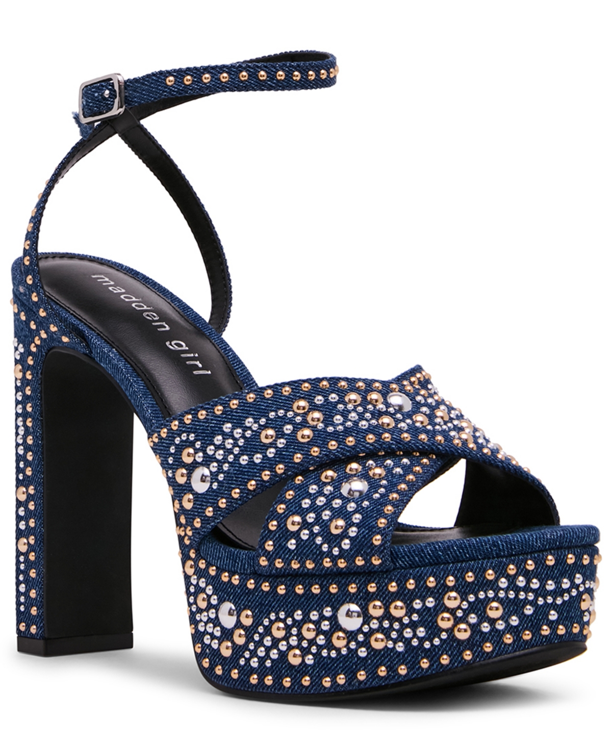 Click here for Madden Girl Womens Amber-s Studded Platform Dress... prices