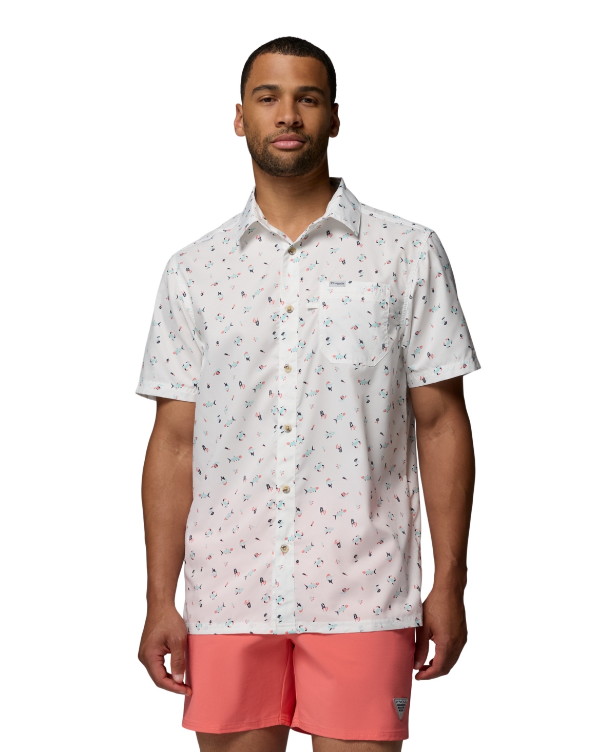 Click here for Columbia Mens Super Slack Tide Camp Shirt - White... prices