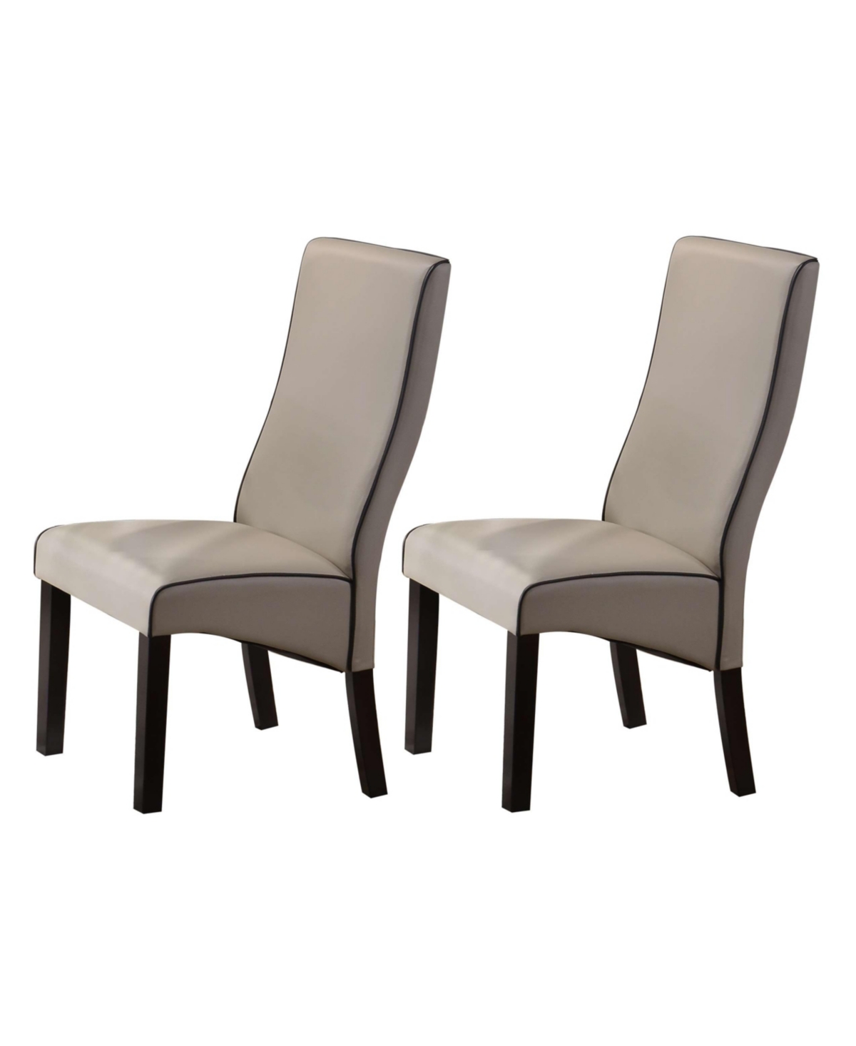 Click here for Kings Brand Furniture Set of 2 Dining Chairs - Gre... prices