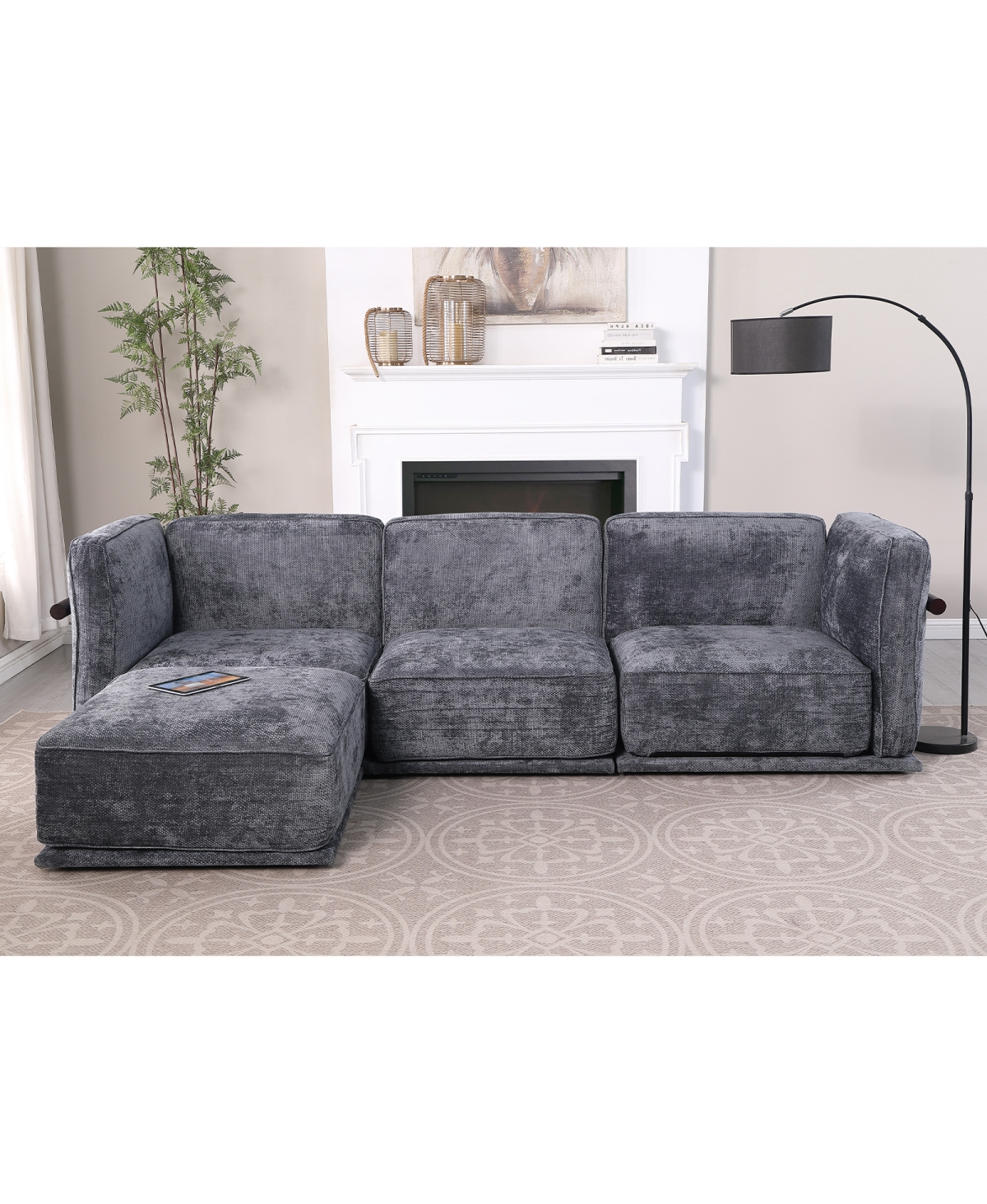 Click here for Streamdale Furniture Fashionable modular chenille... prices