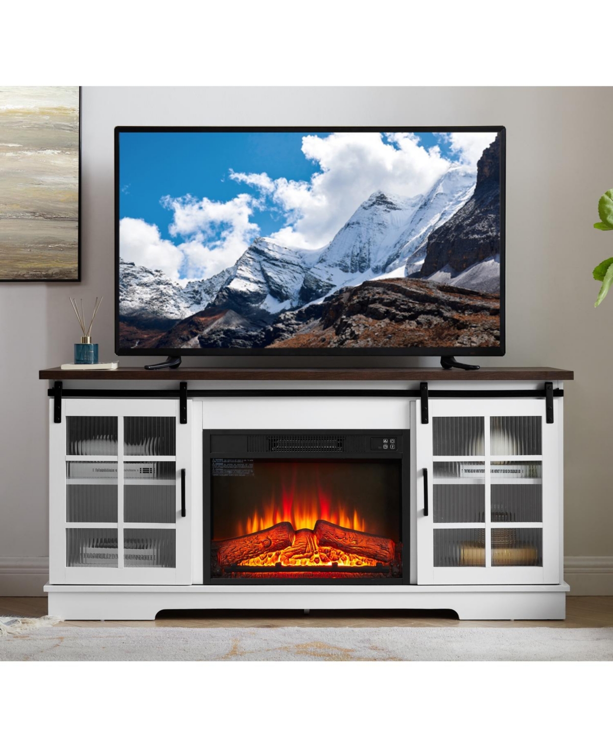 Click here for Streamdale Furniture Sliding Door Tv Cabinet with... prices