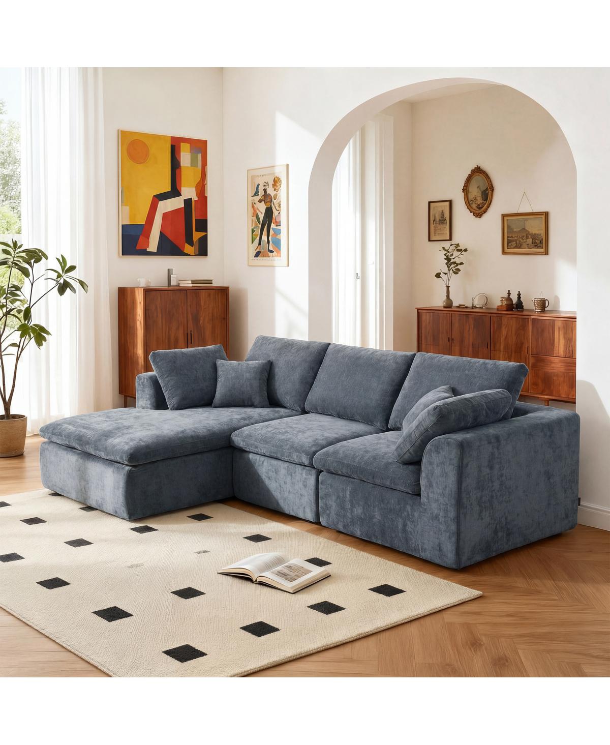 Click here for Streamdale Furniture Modern L-Shaped Sectional Sof... prices