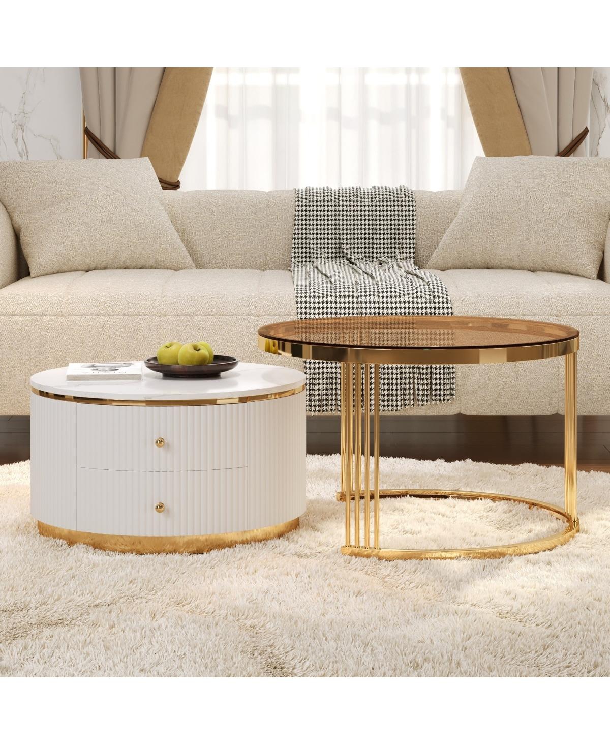 Click here for Streamdale Furniture Modern 2-Piece Round Nesting... prices
