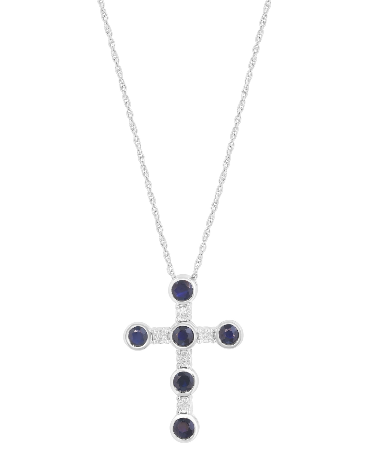 Click here for Effy Collection Sapphire (5/8 ct. t.w.) & Diamond... prices