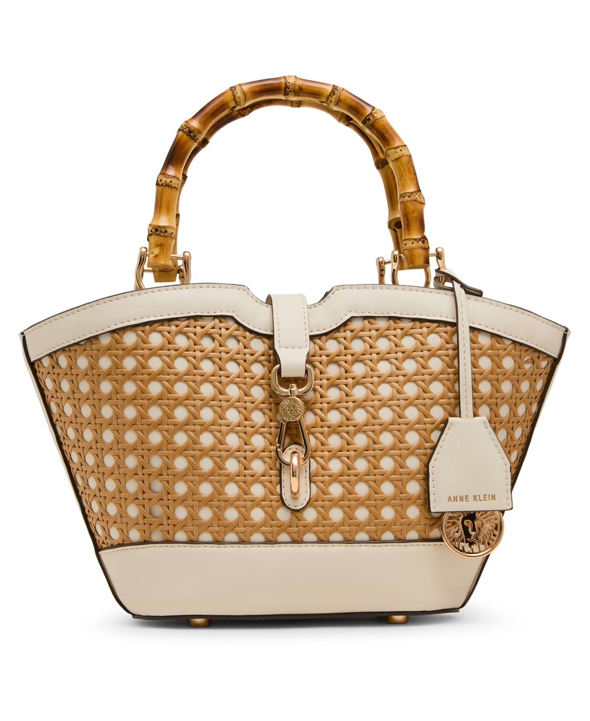 Click here for Anne Klein Rounded Medium Top Handle Tote Bag - Na... prices