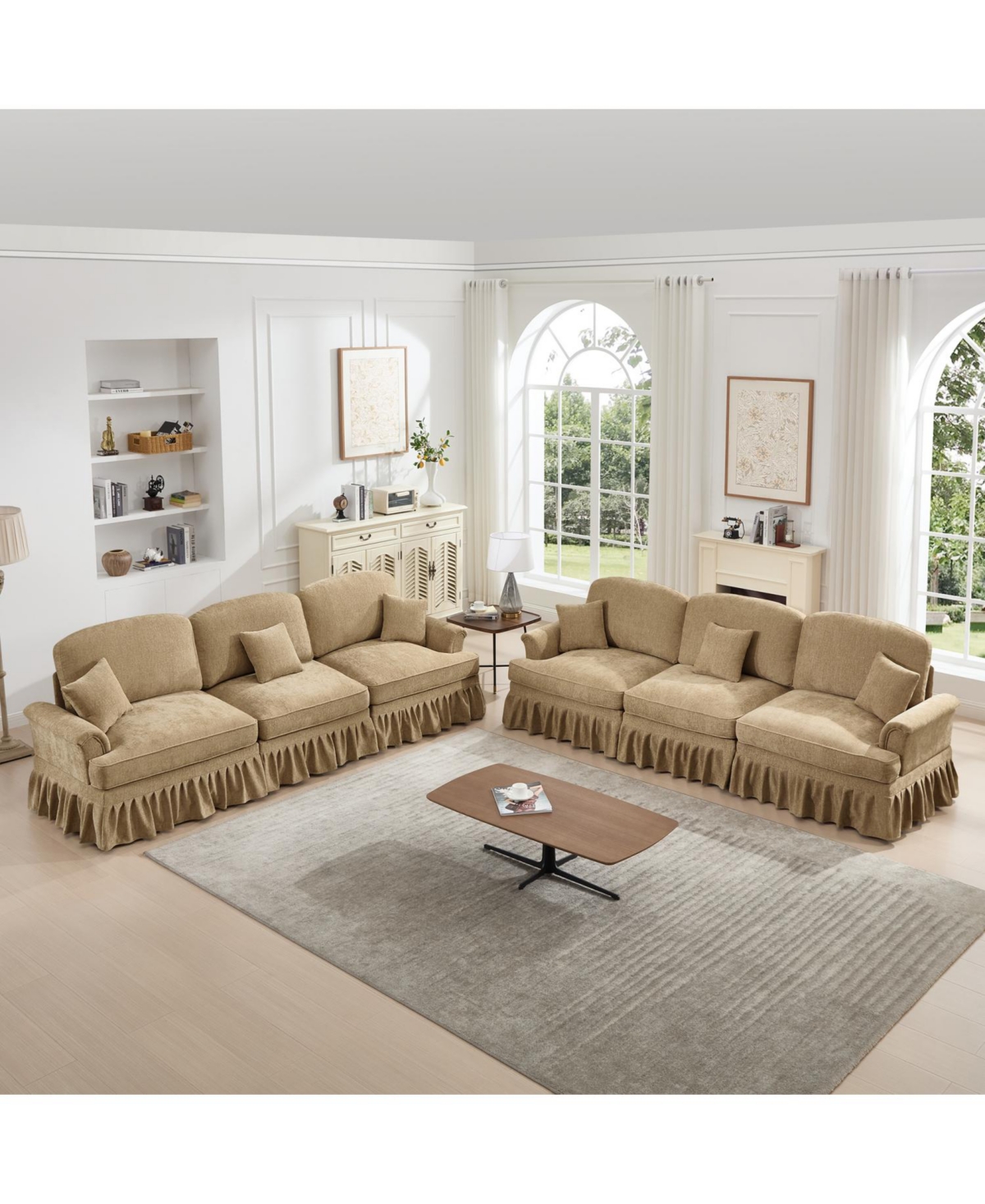 Click here for Streamdale Furniture Chenille Sleeper Sofa with Ot... prices