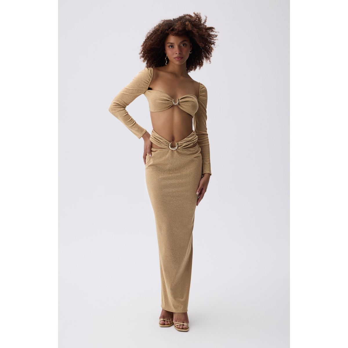 Click here for Luna B Womens Maja Skirt - Beige prices
